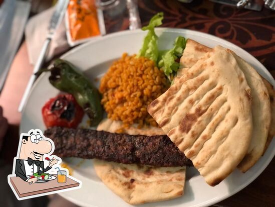 Menu at Nargile Cafe Asterya, Istanbul