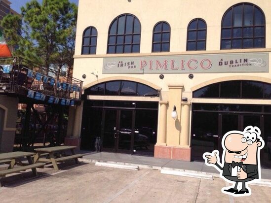 Menu at Pimlico pub & bar, Houston