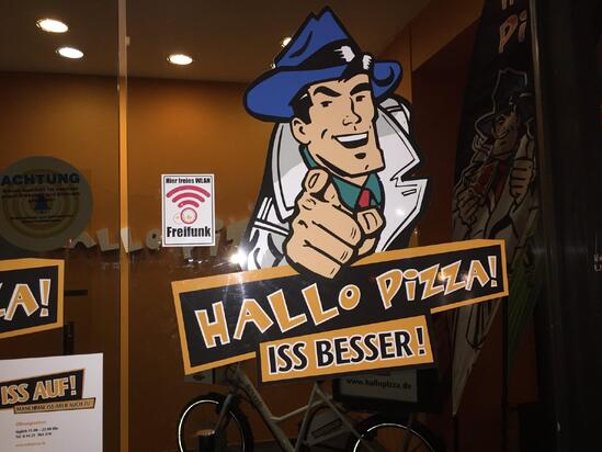 Speisekarte von Hallo Pizza, Wilhelmshaven