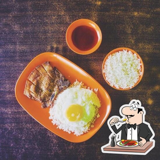Menu at Atoy's Porkchop restaurant, San Pedro, Sto. Nino st