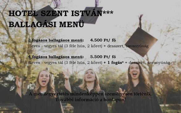 Menu at Szent István Pub, Eger