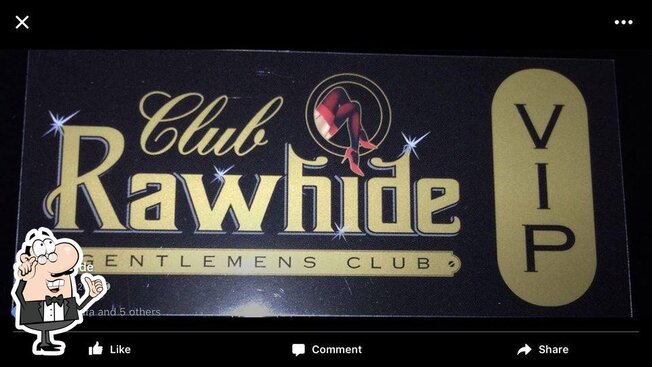 Menu at Club Rawhide, Shepparton