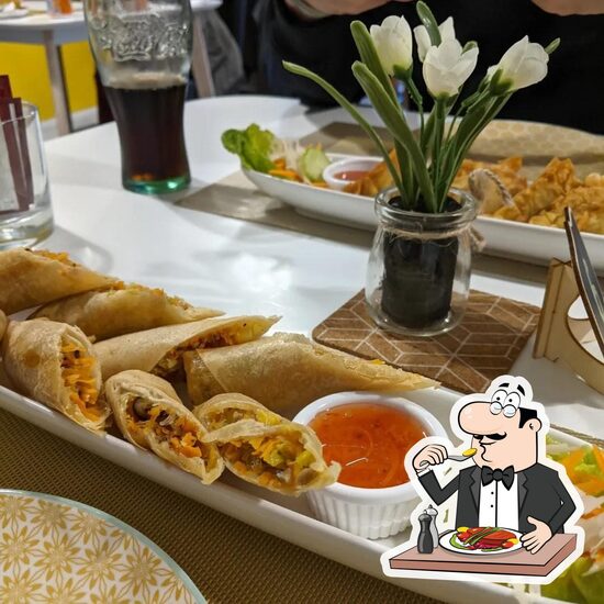 Menu at Chanthi's Thai to Go restaurant, Holyhead