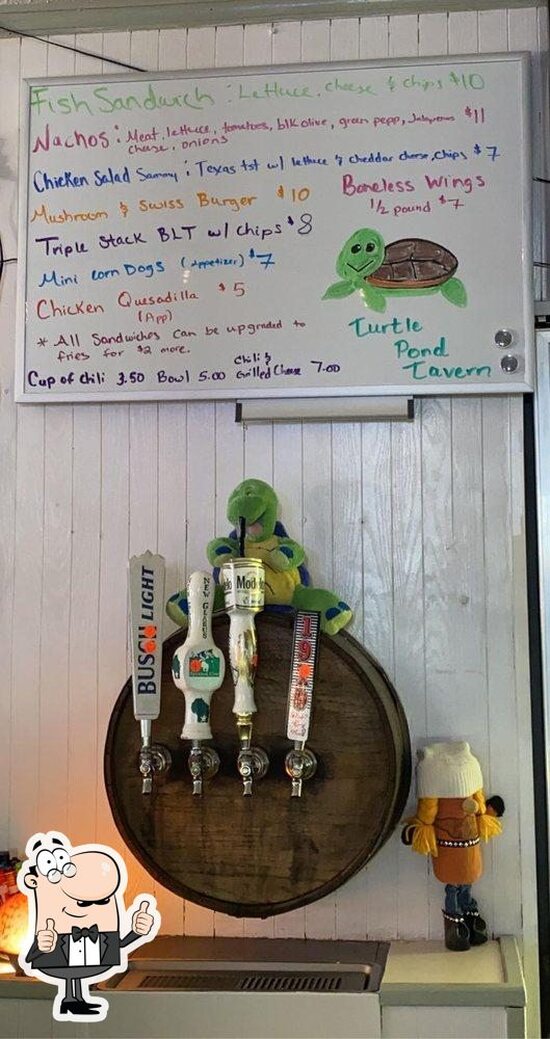 Menu at Turtle Pond Tavern pub & bar, Alma Center