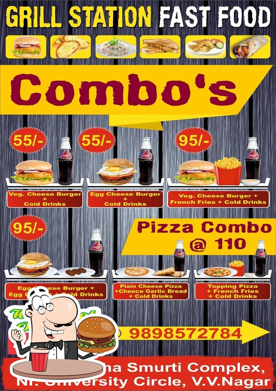Menu at Grill Station Fast Food, Anand