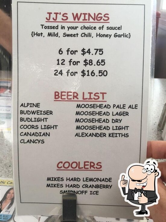 Menu at JJ's Diner Ltd. restaurant, Roachville