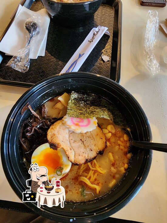 Menu at Alpha Ramen restaurant, Cleveland