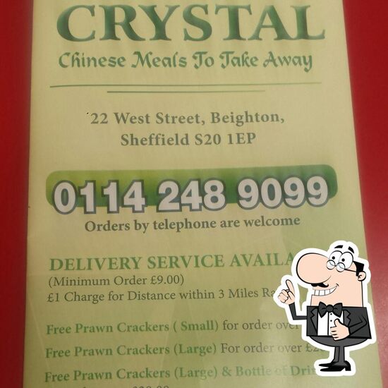 Crystal Chinese Takeaway, Sheffield - Restaurant menu, prices and reviews