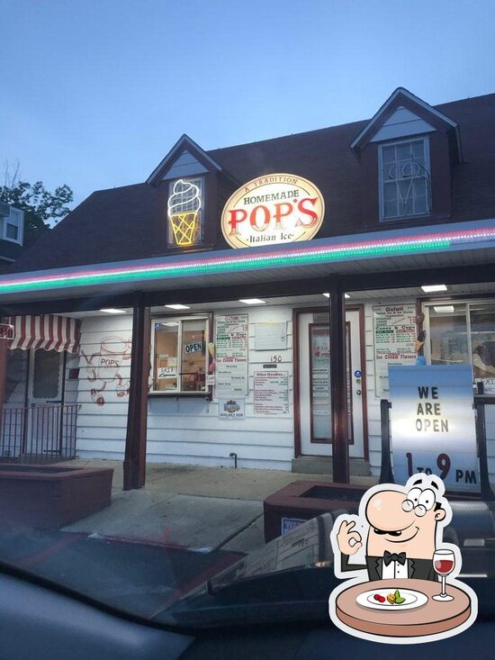 Menu at Pop's Homemade Water Ice desserts, Havertown