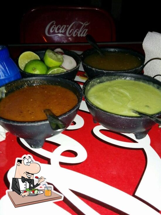 Menu at Tacos Rigo restaurant, Zapopan