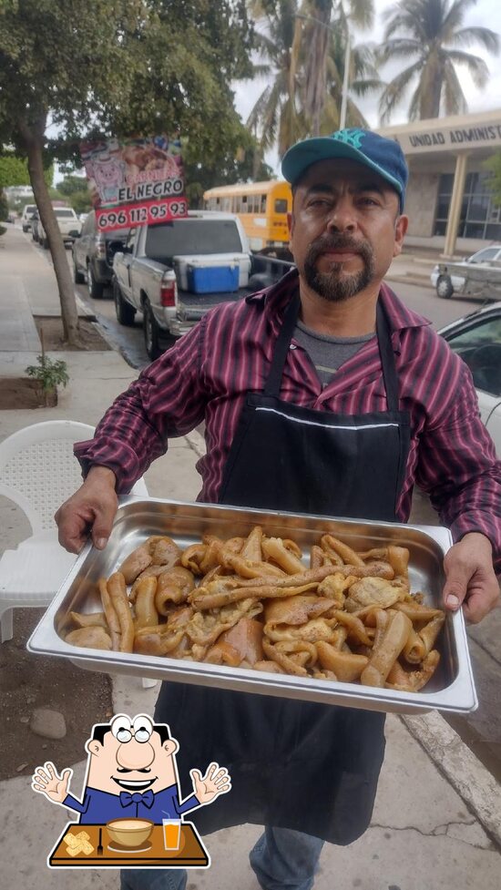 Carta del restaurante CARNITAS, CHICHARRONES Y BOTANA "EL NEGRO", La Cruz