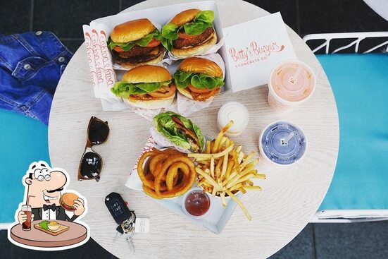 Menu at Betty's Burgers restaurant, Chatswood