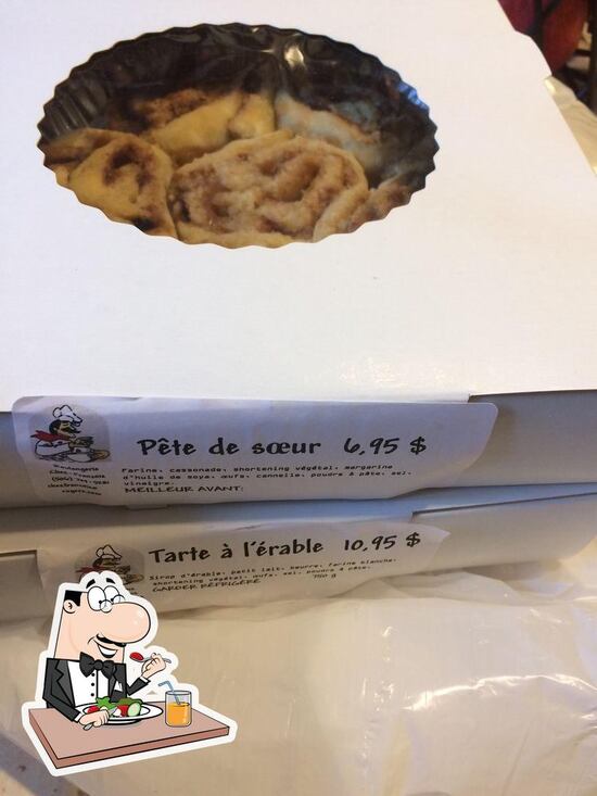Menu at Boulangerie Chez-Francois Bakery, Edmundston