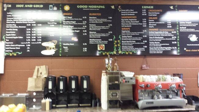 Menu at The Coffee Tree cafe, Stettler, 50 Ave