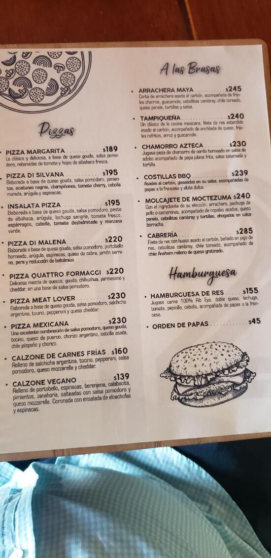 Carta del restaurante Dozen Docena 12, Mazatlán