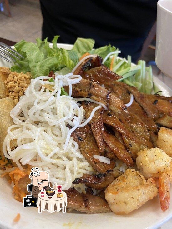 Menu at Pho Saigon restaurant, La Mirada, Imperial Hwy.