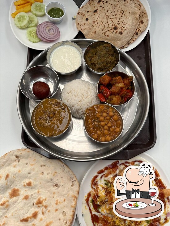 Menu at Krishna restaurant, Bangkok