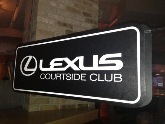Menu at Lexus Courtside Club, Minneapolis