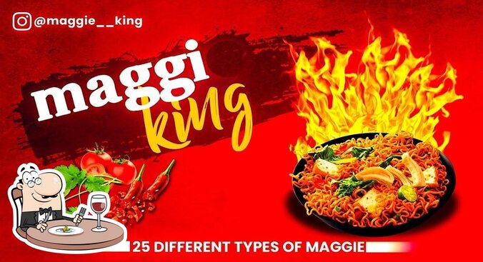 Menu at Maggi King, Jodhpur