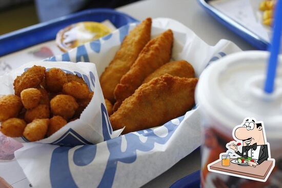 Menu at Culver’s fast food, Bloomingdale