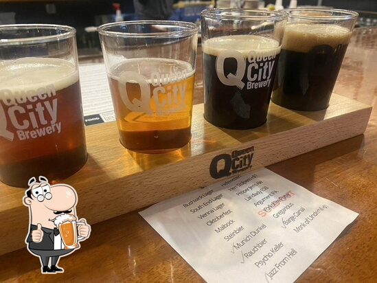 Menu at Queen City Brewery pub & bar, Burlington, 703 Pine St