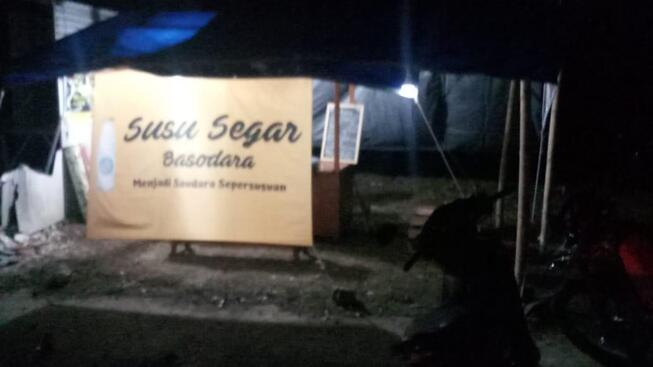 Menu at Susu Segar Basodara cafe, Kecandran