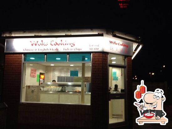 Menu at Woks Cooking fish & chips chinese takeaway fast food, Southport
