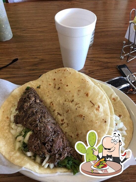 Menu at Alex’s Taco’s restaurant, Kerrville
