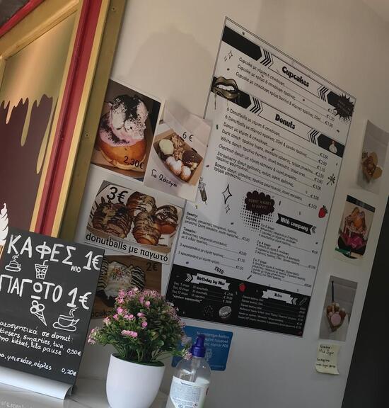 Menu at Miss Sugar, Serres