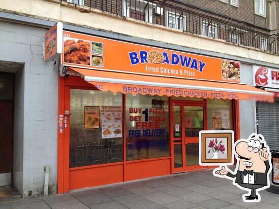 Menu at Broadway fried chicken and pizza restaurant, Loughton