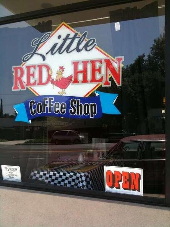 Menu at The Little Red Hen Coffee Shop restaurant, Altadena