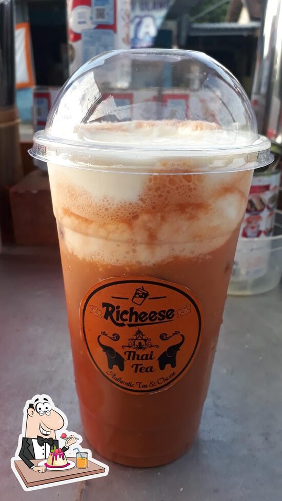 Carta del café Richeese Thai Tea & Pentol Merconz, Pangkal Pinang