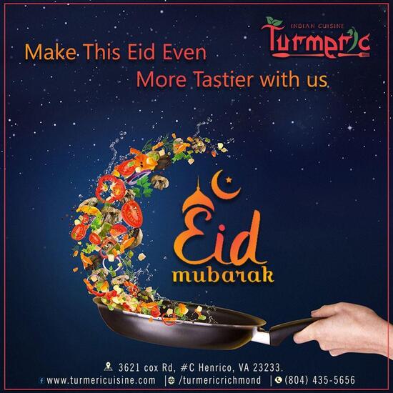Menu at Turmeric Indian Cuisine restaurant, Richmond, Cox Rd C