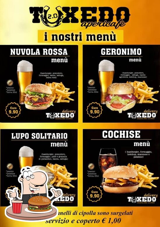 Menu at Tuxedo 2.0 Apericafè pub & bar, Torregrotta