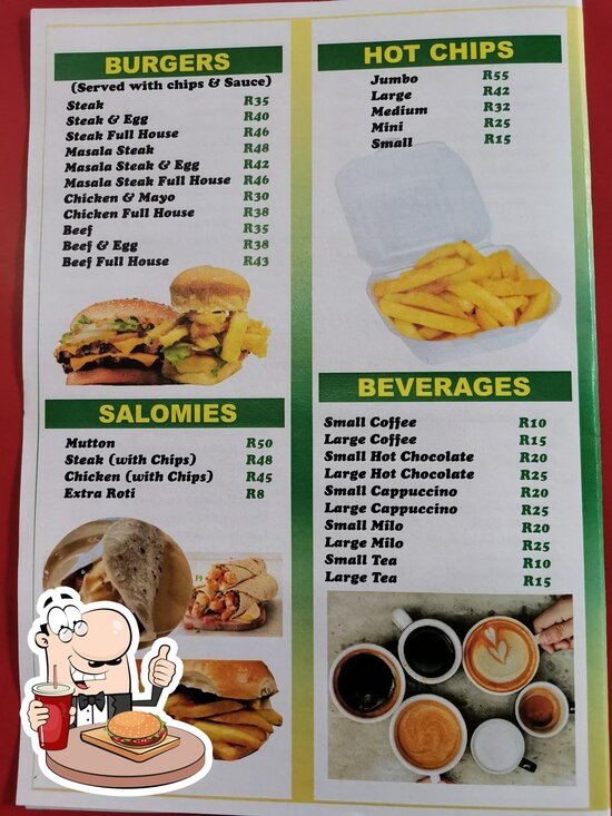 silversands roadhouse ,westridge, Cape Town - Restaurant menu, prices ...
