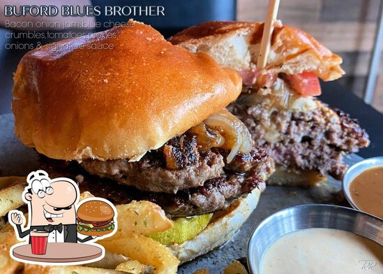 Menu at Over The Top Burger Bar, Buford
