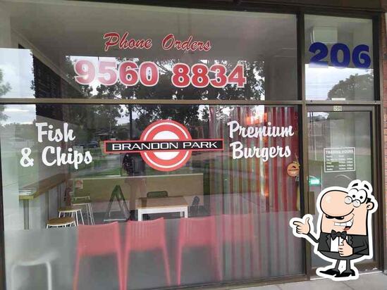 Menu at Brandon Park Fish & Chips fast food, Wheelers Hill