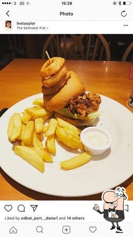 Menu at Sailmaker pub & bar, Gosport