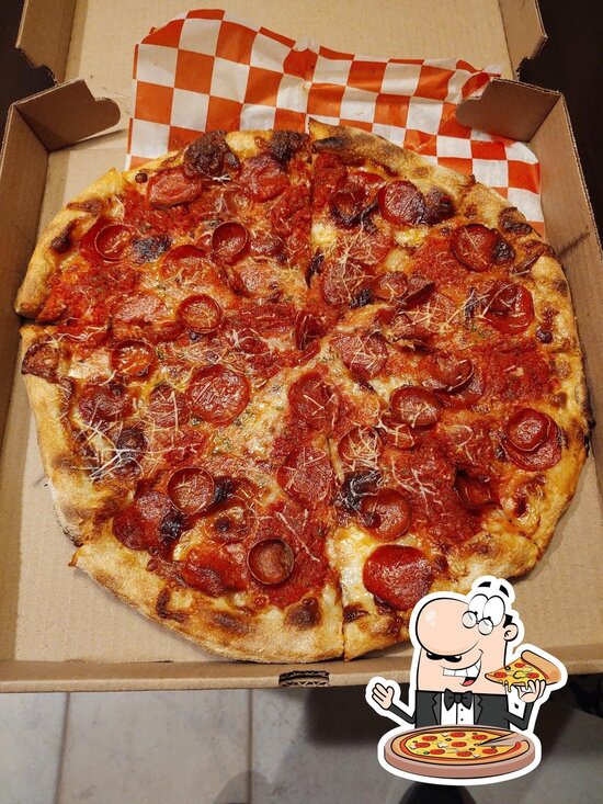 Carta de pizzería Fat Tomato, Holyoke
