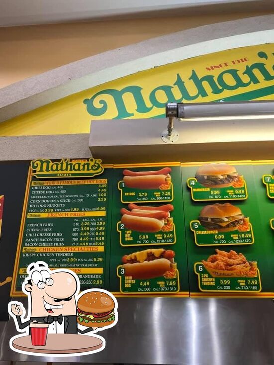 Menu at Nathan's restaurant, North Stonington