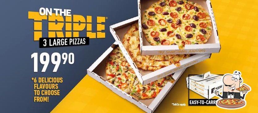 Menu at Debonairs Pizza restaurant, Harrismith, Bergview N3 Complex