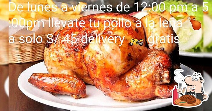 Menu at Delicioso chicken restaurant, Callao District