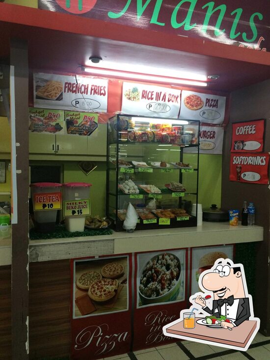 Menu at Mani's Cafe, Cebu City