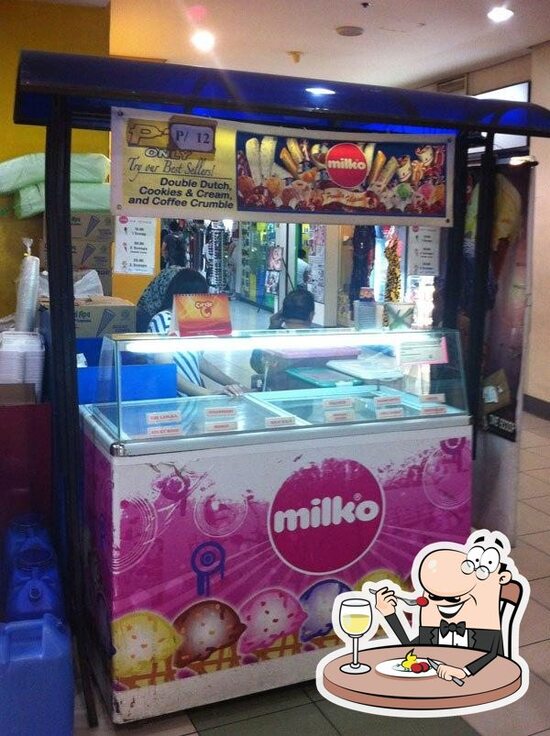 Menu at Milko desserts, Quezon City