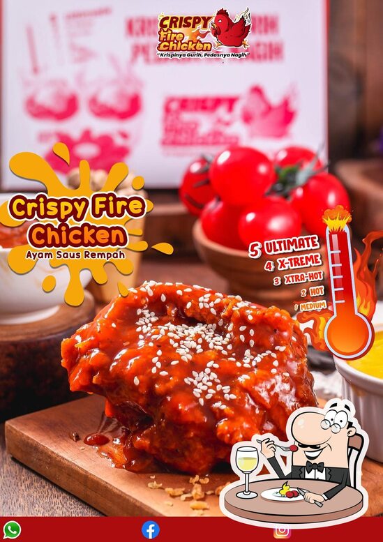 Crispy Fire Chicken Parittiga - Menú del restaurante, precios y reseñas