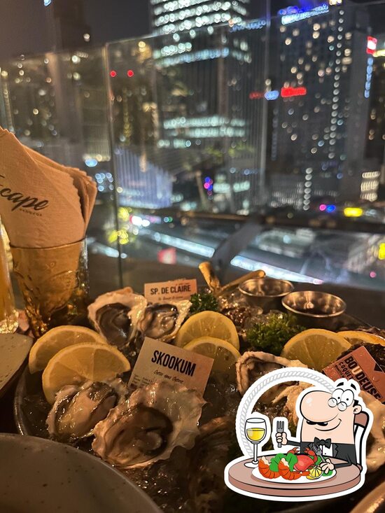 Carta de The Oyster bar x Escape Bangkok, Bangkok