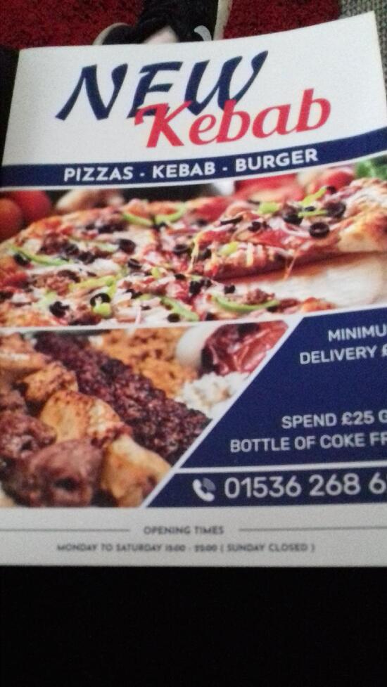 NEW KEBAB, Corby - Restaurant menu, prices and reviews
