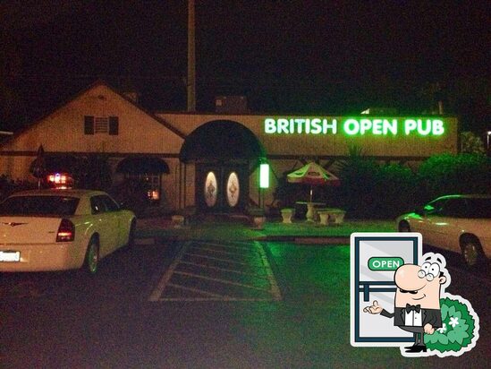 Menu at British Open Pub, Venice, 367 Jacaranda Blvd
