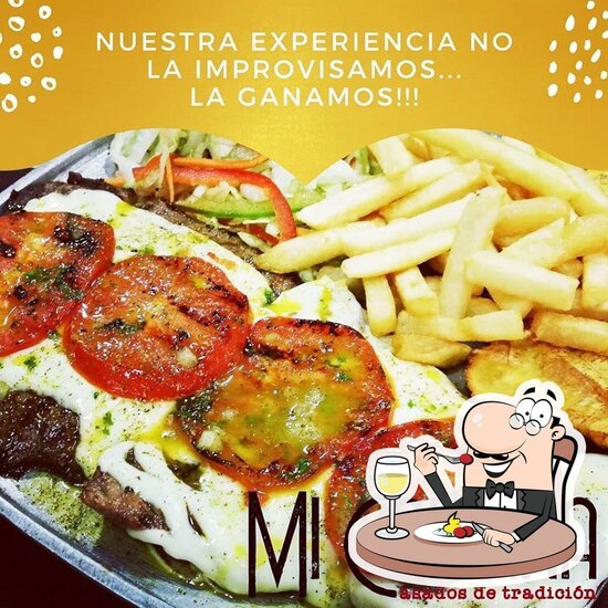 Menu at Mi Cabaña Asados de Tradición restaurant, Bogotá
