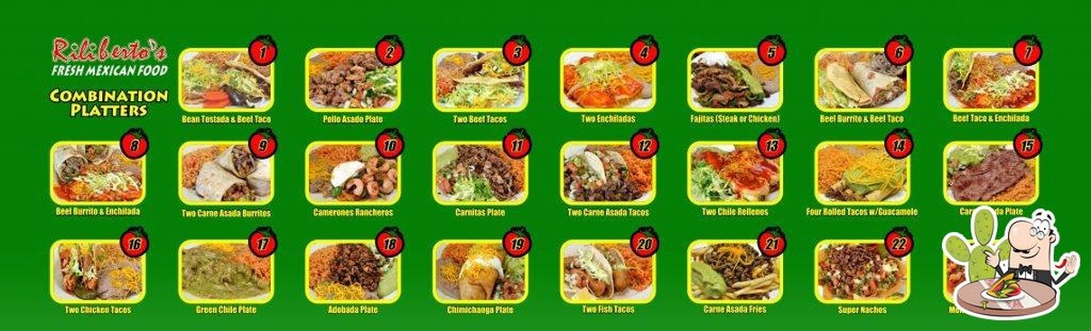 Riliberto’s Fresh Mexican in Prescott - Restaurant menu and reviews